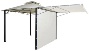 Pergola se stahovací střechou 2,5x2,5 m Béžová