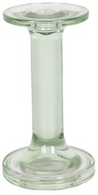 Zelený skleněný svícen Brinnes - Ø 9*16 cm
