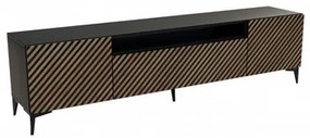Televizní stolek RTV Sento Dub řemeslný-černá 200 cm