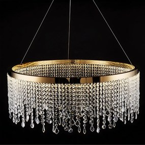 Toolight Toolight, LED závěsné osvětlení 40cm, 18W, 4000K, APP1730-1CP, zlatá, OSW-04341