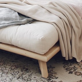 Dvoulůžková postel Karup Design Senza Bed Natural, 160 x 200 cm