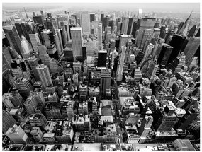 Fototapeta - Spojené státy, New York: černobílý