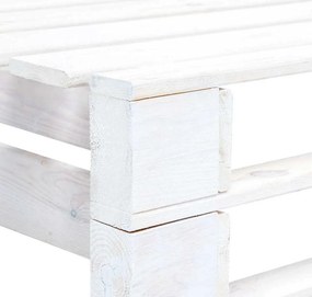 vidaXL Zahradní rohová lavice z palet dřevo [44698] Barva: Černá
