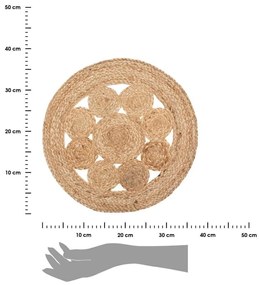 Jutová podložka na stůl Lace