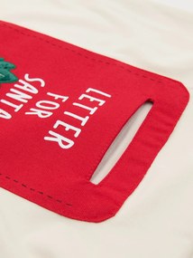 Sinsay - Povlak na polštář s vánočním potiskem - krémová