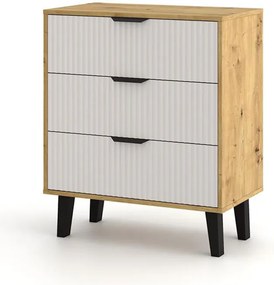 Komoda Borg Duo 3Š dub artisan / kašmír