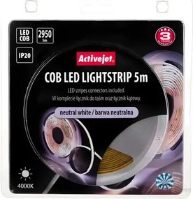 Activejet AJE-COB neutrální bílá / LED pásek / 5 m / 30 W / 2950 lm /