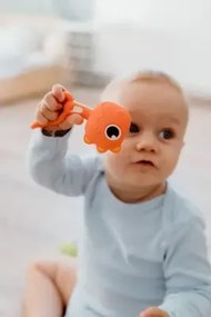 BABYTED Chrastítko Dino 2 ks / Silikon / 13 cm / 0m+