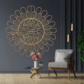 Květinový obraz s rybkou, moderní mandala I SENTOP PR0348