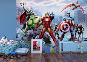 Vliesová fototapeta Komiksoví Avengers, Disney | 360 x 270 cm | DFTDNXXL5027
