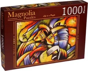 MAGNOLIA Puzzle Abstraktní tvář / 1000 dílků / 68 x 48 cm