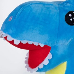 Plyšový dinosaurus EDI 160 cm světle modrý