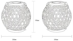 Globo 36659 - LED Solární svítidlo LED/0,02W/3V IP44