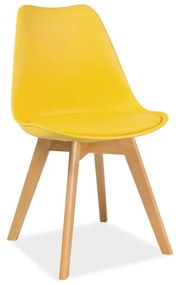 Jídelní židle KRIS / buk Barva: Žlutá
