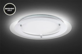 Rabalux Bílé stropní LED svítidlo Lorna kulaté 400mm 18W 3487