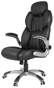 Kancelářská židle Umělá kůže Černá BOSS