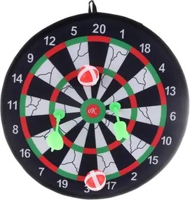 ORION Terč na suchý zip 36 cm / 2 míčky / 2 šipky / plast