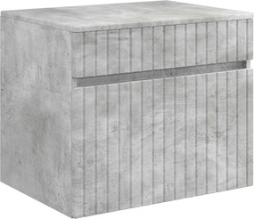 Sada koupelnových skříněk 3 ks Betonově šedá 3405760