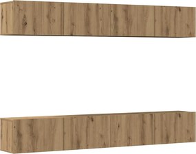 4dílná nástěnná TV skříňka Artisan dub 100 x 30 x 30 cm 3328946