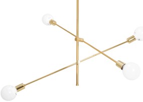 Toolight - Nastavitelná stropní lampa dvouramenná 4xE27 60W APP479-4C, zlatá, OSW-00611