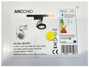 Arcchio - LED Bodové svítidlo do lištového systému RICK AR111 1xG53/13W/230V