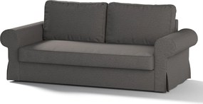 Potah na pohovku IKEA Backabro, 3-místná, rozkládací barva šedá látka pletený vzor