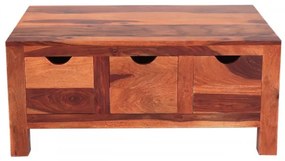 Indický nábytek - Konferenční stolek Amba 90x40x60 z indického masivu palisandr Only stain