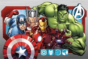 TREFL Puzzle Marvel Avengers: Vždy spravedliví MAXI / 24 dílků / 60 x