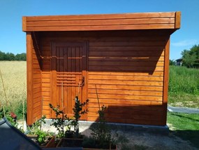 Dřevěný zahradní domek MODERN se skladem 3x2m