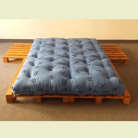 Nejfuton Paletová postel 160x200 Velká Osmička s nočními stolky