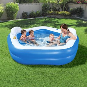 Bestway Relaxační bazének Family Fun 213 x 206 x 69 cm - Default Title