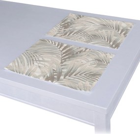 Prostírání 2 kusy podle látek barva béžová látka vzorované