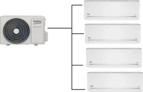 Klimatizace Beko Evolutio 1+4 ( 2,6kW + 2,6kW + 2,6kW + 3,5kW) Multi-split R32