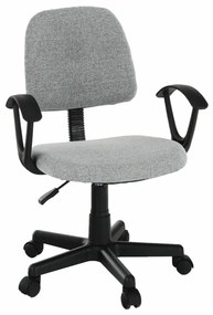 Kancelářská židle, šedá / černá, Tempo Kondela TAMSON