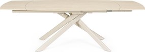 BIZZOTTO Béžový rozkládací jídelní stůl JOAKIM 160/240x90 cm 0731392