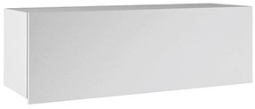 Obývací stěna CALABRINI b | 195 cm | 4 díly E | bílá lesk