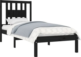 vidaXL Rám postele masivní dřevo 75 x 190 cm Small Single [3104027] Barva: Přírodní