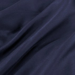 SATÉNOVÉ LOŽNÍ POVLEČENÍ NAVY BLUE 160X200 CM, 2KS 70X80 CM TMAVĚMODRÁ