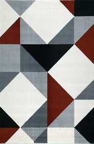 Kusový koberec Novara 18609 878 - červený - 120x170cm | 160x230cm
