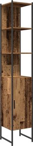 Sada koupelnového nábytku 4 ks Hnědá 33 x 33 x 185,5 cm 3334409