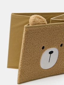 Sinsay - Skládací úložný box s motivem medvídka - béžová