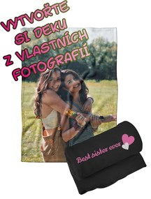 Deka z vlastních fotografií a textů Fleece 140x200cm/360g pro ségry