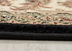 Koberce Breno Kusový koberec MARRAKESH 210 Black, Černá, Vícebarevné, 80 x 150 cm