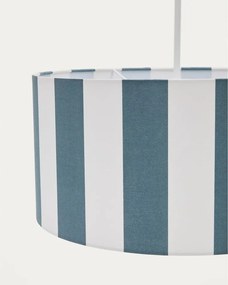 Bílé/modré dětské stínidlo ø 40 cm Ciral – Kave Home