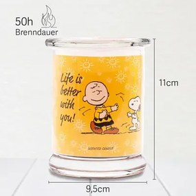 PEANUTS Vonná svíčka Life is better with you 250 g / Vonná svíčka