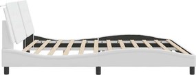 Rám postele bez matrace Zadar bílý 200x200 cm umělá kůže 3208206