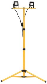 LED reflektor se stojanem 2 x 10 W studené bílé světlo 149658
