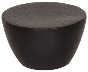 Konferenční stolek kovaný hliník Ø 50 x 30 cm černý - Default Title