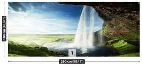 Fototapeta Islandský vodopád 104x70