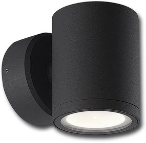 Led světlo mcled led svítidlo verona r, 7w, 3000k, ip65, černá barva